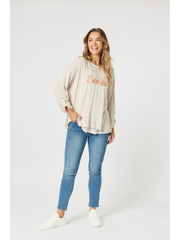 Threadz Dolce Vita 2 in 1 Top - Preen Clothing